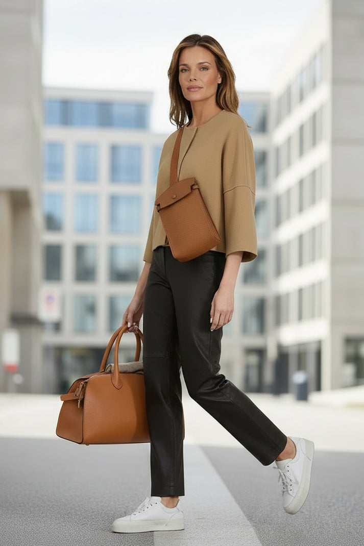 ADELAIDE SNAP JACKET IN DOUBLE-FACE CASHMERE WOOL