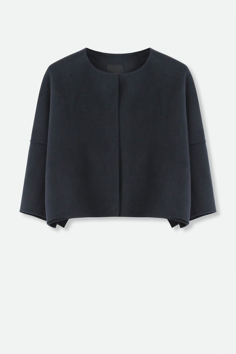ADELAIDE SNAP JACKET IN DOUBLE-FACE CASHMERE WOOL