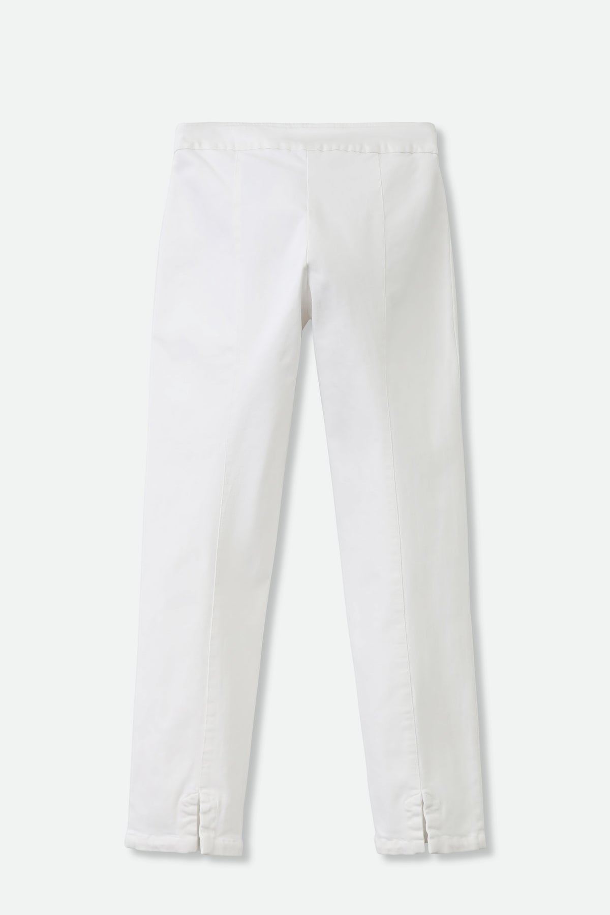 PALLAS BACK SLIT PANT IN GARMENT DYED ITALIAN 4-WAY STRETCH DENIM