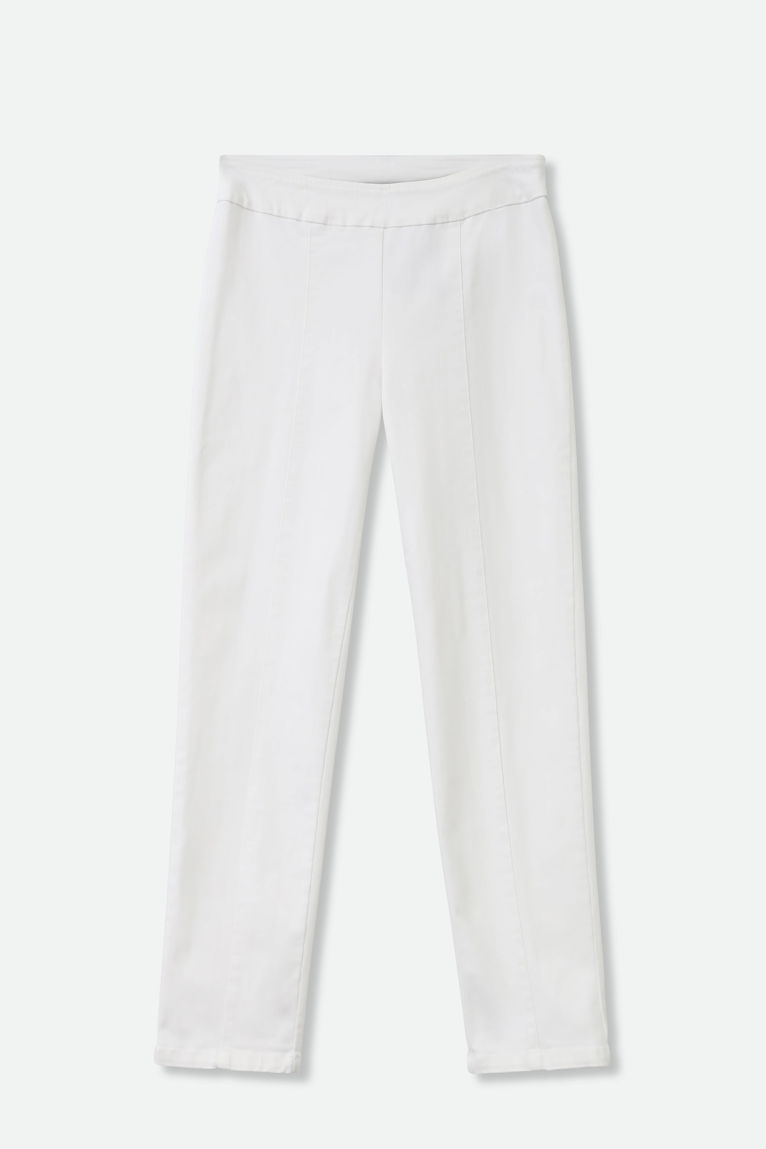 PALLAS BACK SLIT PANT IN GARMENT DYED ITALIAN 4-WAY STRETCH DENIM